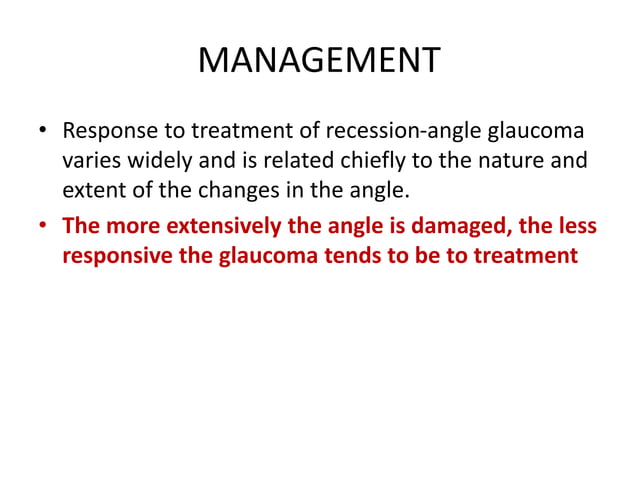 Angle recession glaucoma | PPTX