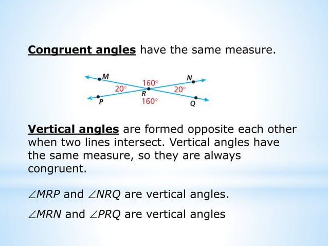 Angles and Angle Relationships - Complementary and Supplementary Angles ...