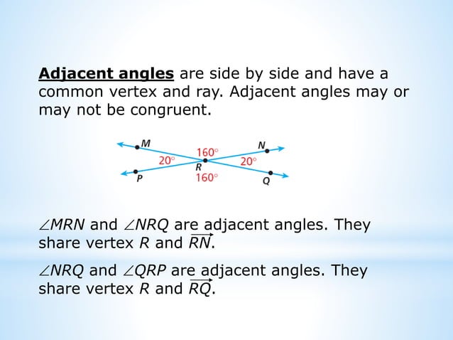 Angles and Angle Relationships - Complementary and Supplementary Angles ...