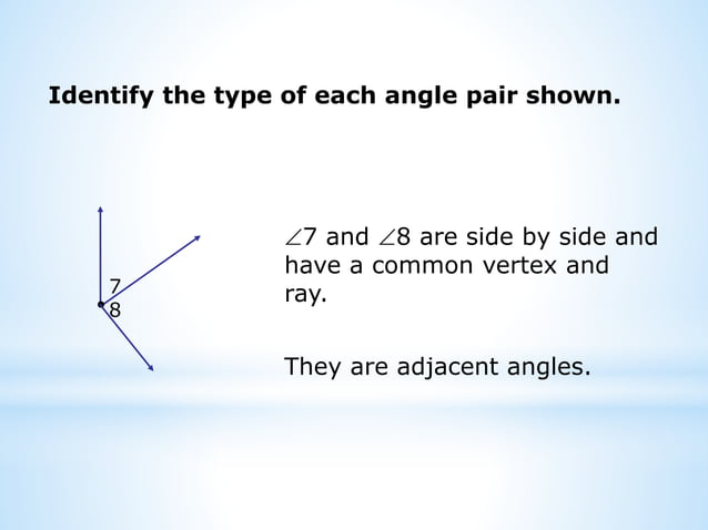 Angles and Angle Relationships - Complementary and Supplementary Angles ...