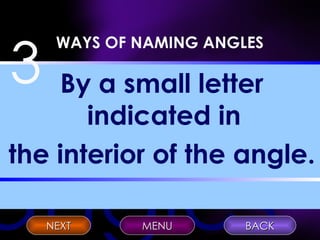 Basic Concepts on Angles | PPT