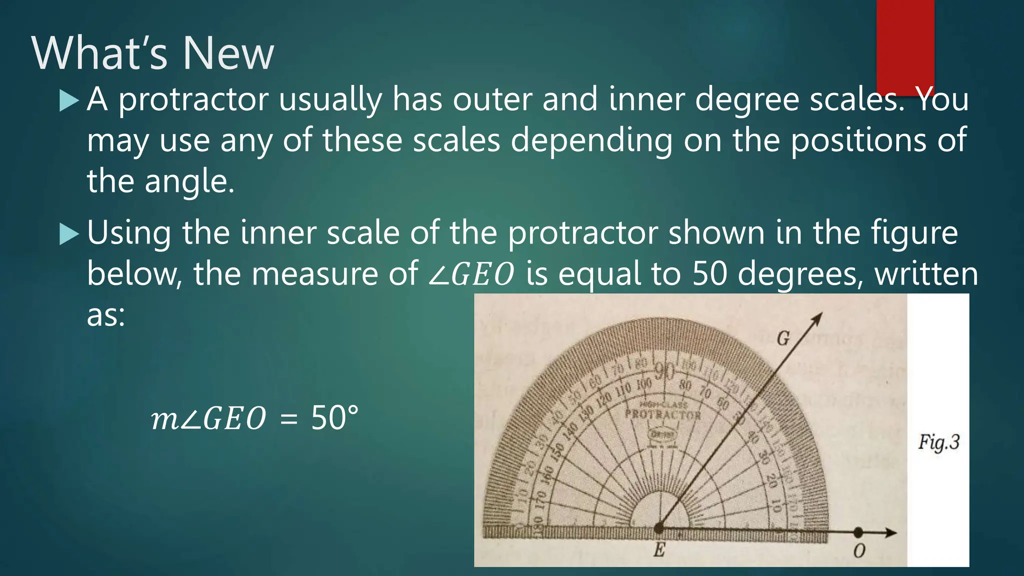 Angles (Types, Characteristics,Examples,illustrations) Grade 7 | PPTX