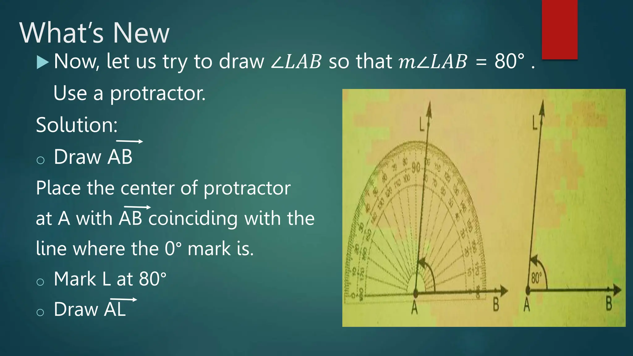 Angles (Types, Characteristics,Examples,illustrations) Grade 7 | PPTX