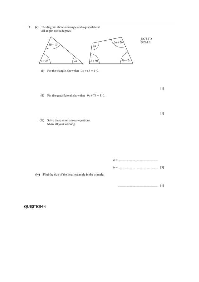 Angles Igcse Mathematics Exam Type Questions Pdf