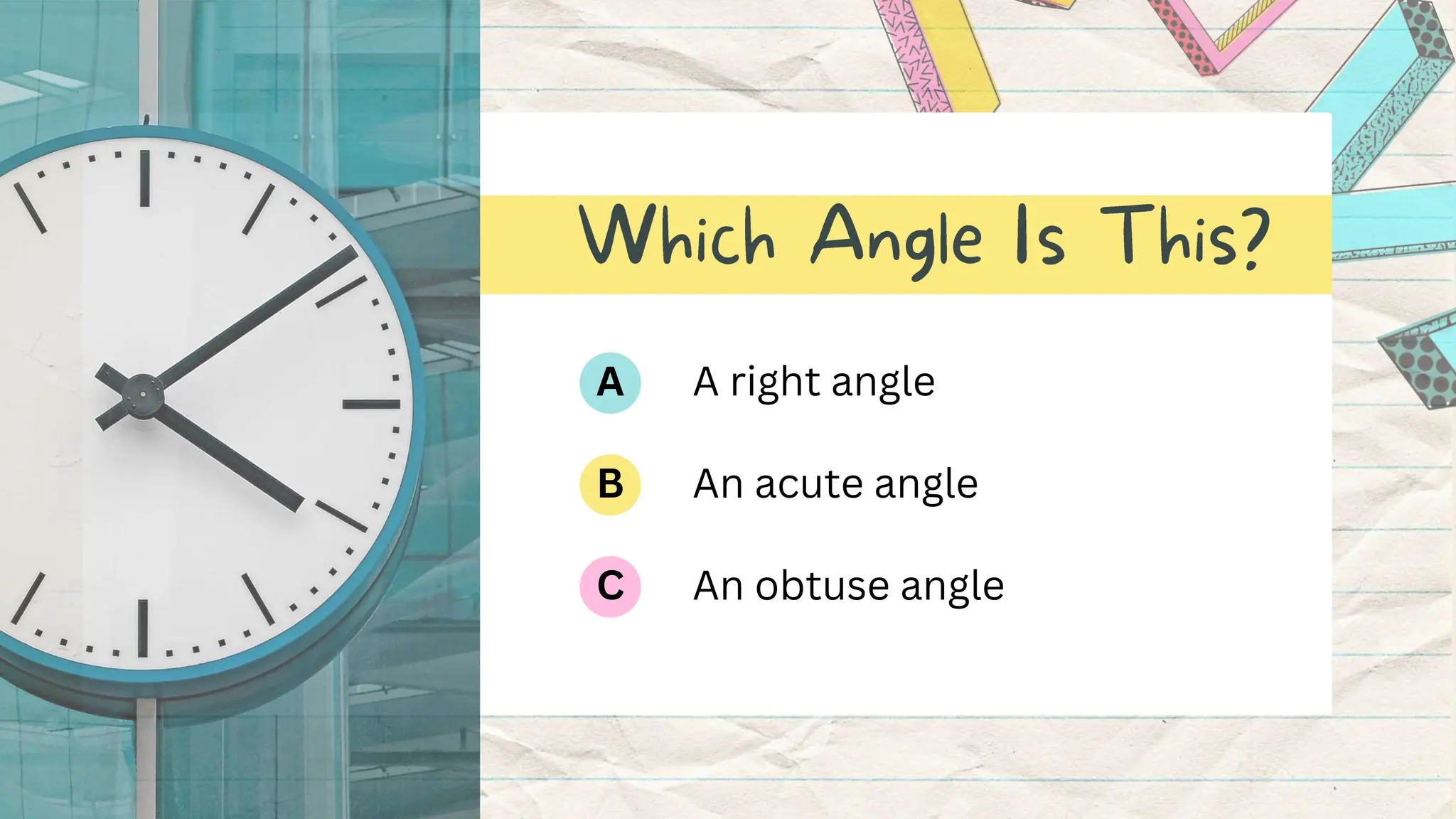 Introduction of Different kinds of Angles in Grade 7 | PPTX
