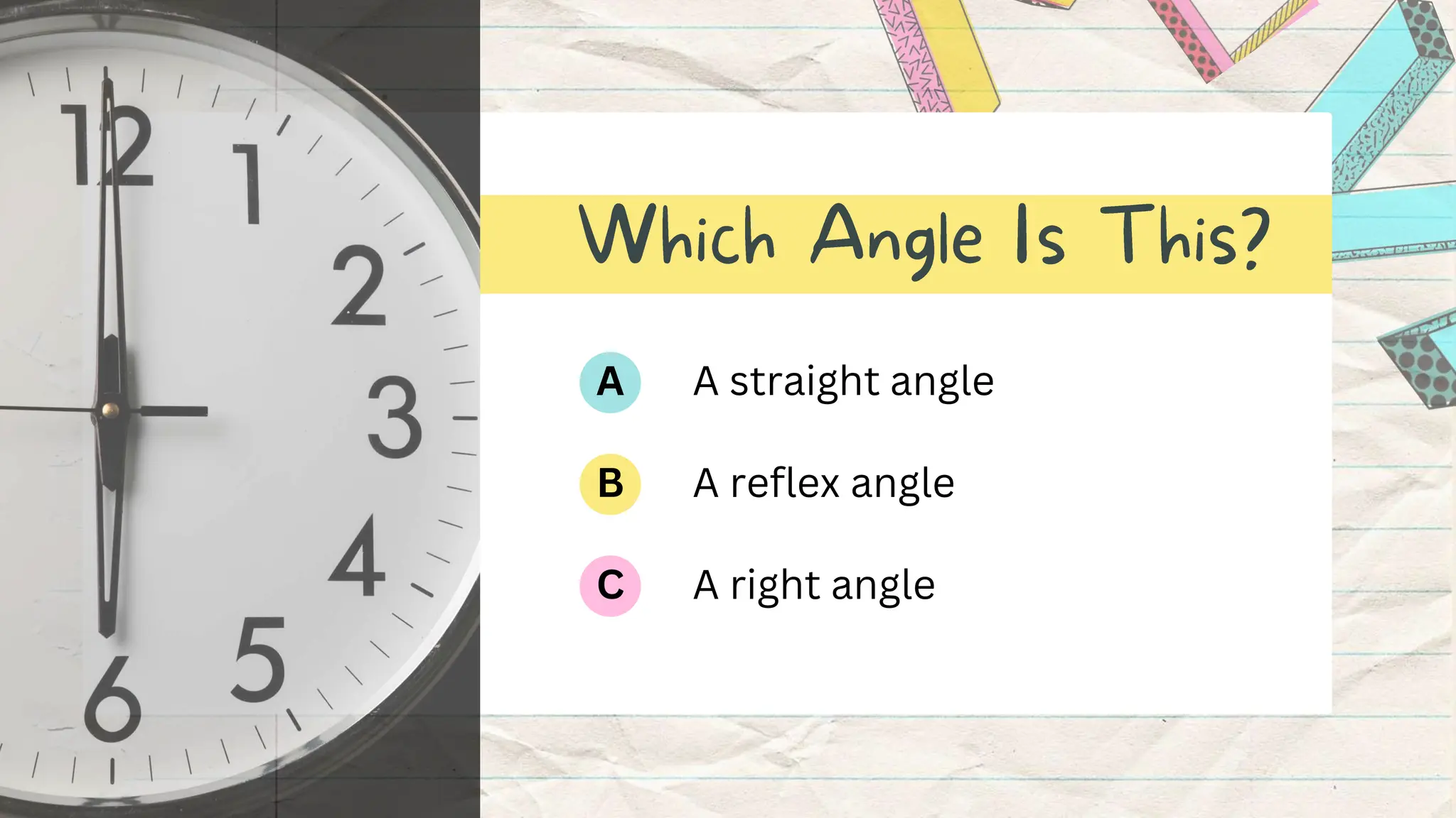 Introduction of Different kinds of Angles in Grade 7 | PPTX