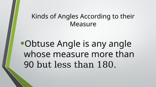 ANGLES and Angle Relationship Introduction | PPTX