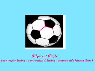 Adjacent Angles In Soccer