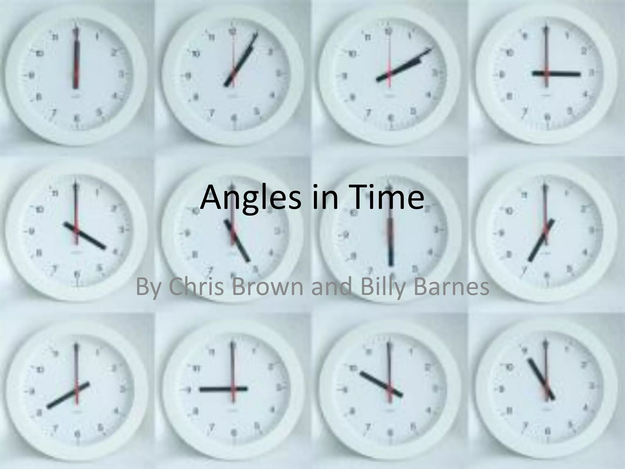 Angles In Time(Final) | PDF