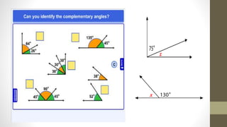 ANGLES-LESSON- ACUTE, RIGHT, AND OBTUSE ANGLES | PPTX