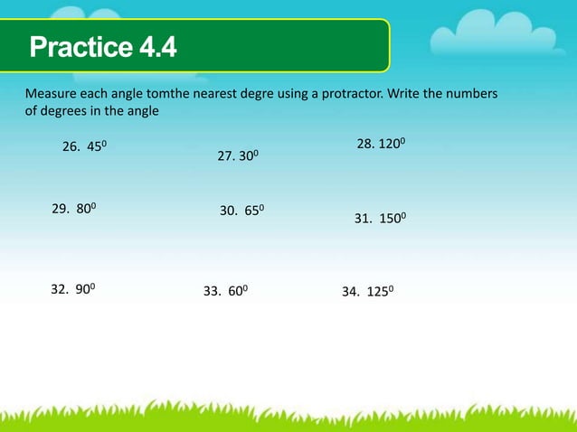 angles 7TH GRADE.pptx msth exercises and book | PPT
