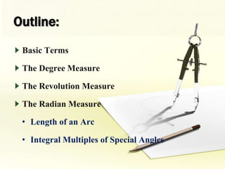 Angles and Measures | PPTX