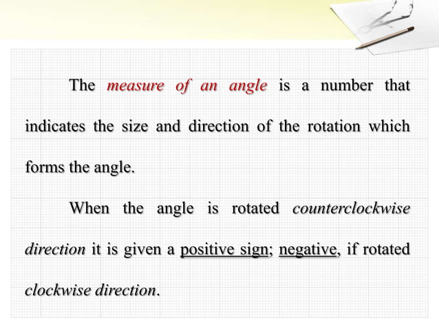 Angles and Measures | PPTX | Physics | Science