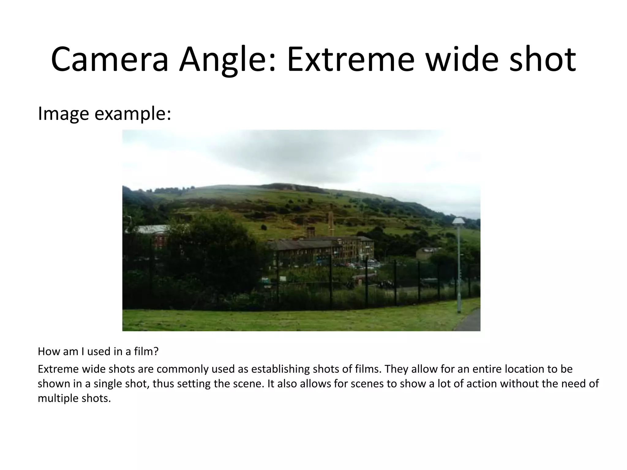 Types Of Camera Angles | PPTX