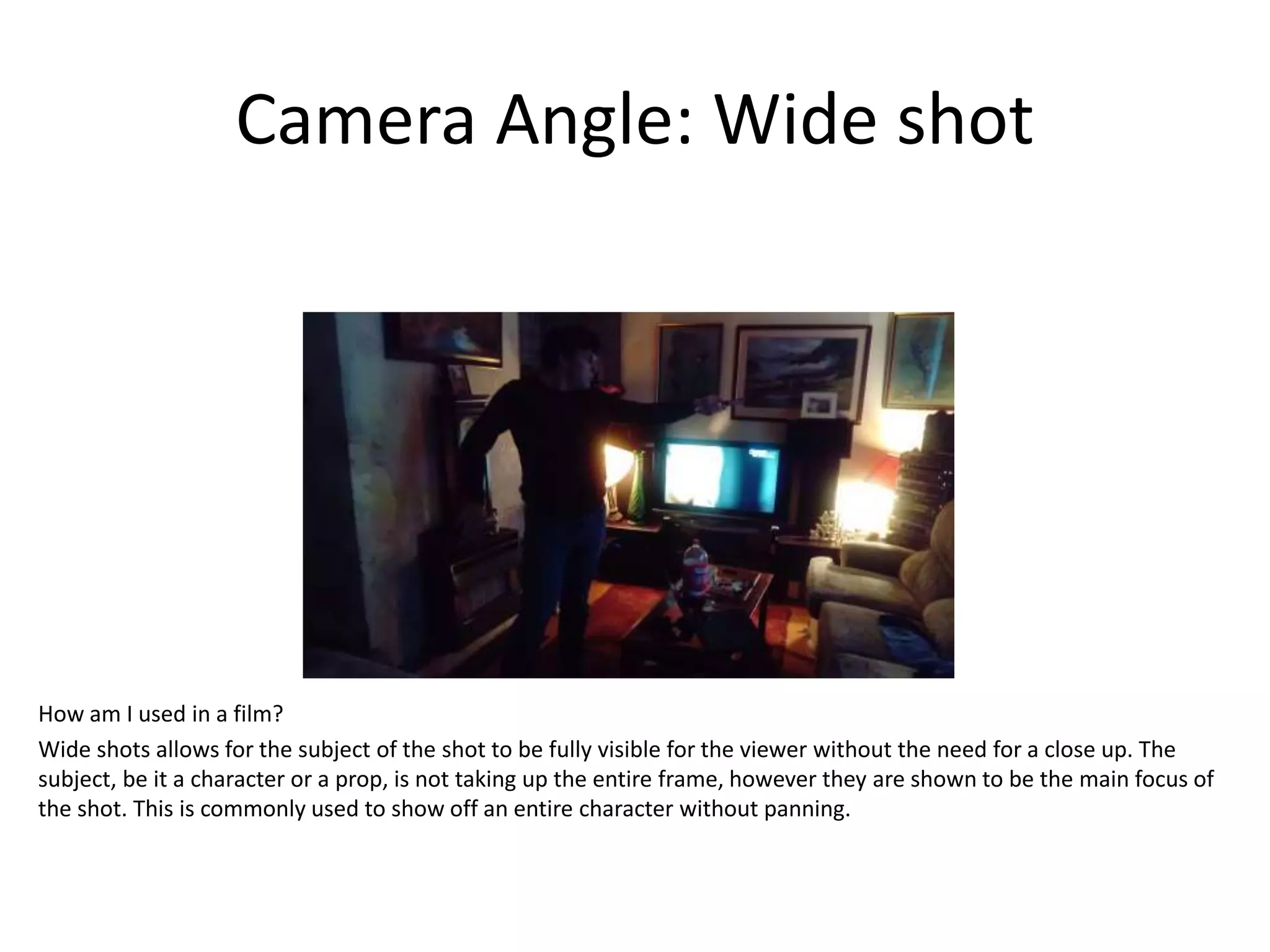 Types Of Camera Angles | PPTX