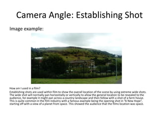 Types Of Camera Angles | PPTX