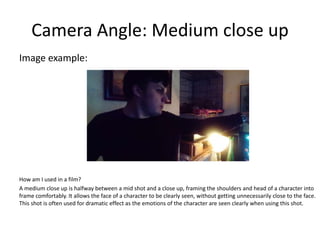 Types Of Camera Angles | PPTX