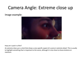 Types Of Camera Angles | PPTX