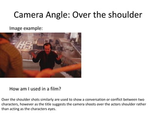 Camera Angles and movements | PPTX | Photography | Arts and Crafts