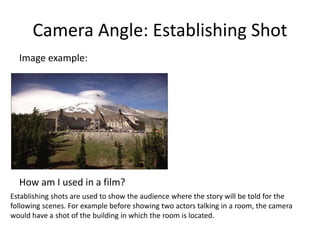 Camera Angles and movements | PPTX | Photography | Arts and Crafts