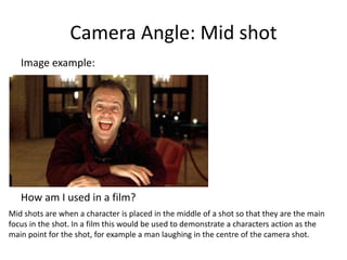 Camera Angles and movements | PPTX | Photography | Arts and Crafts