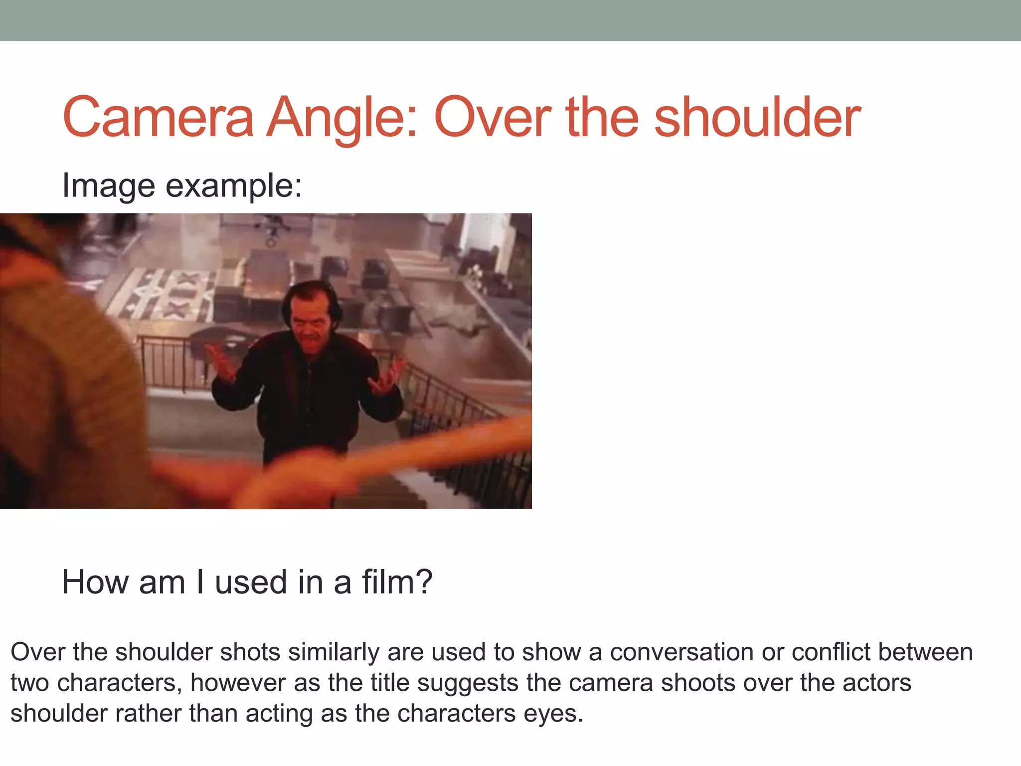 Camera Angles and Movements | PPTX | Photography | Arts and Crafts