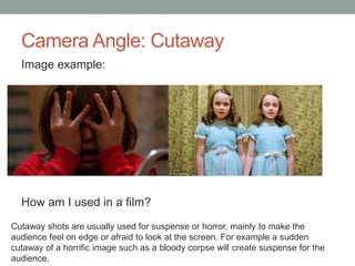 Camera Angles and Movements | PPTX