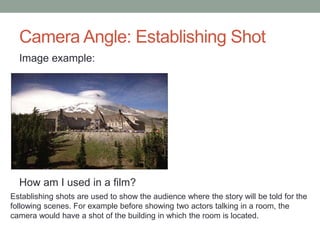 Camera Angles and Movements | PPTX | Photography | Arts and Crafts