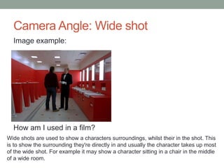 Camera Angles and Movements | PPTX | Photography | Arts and Crafts
