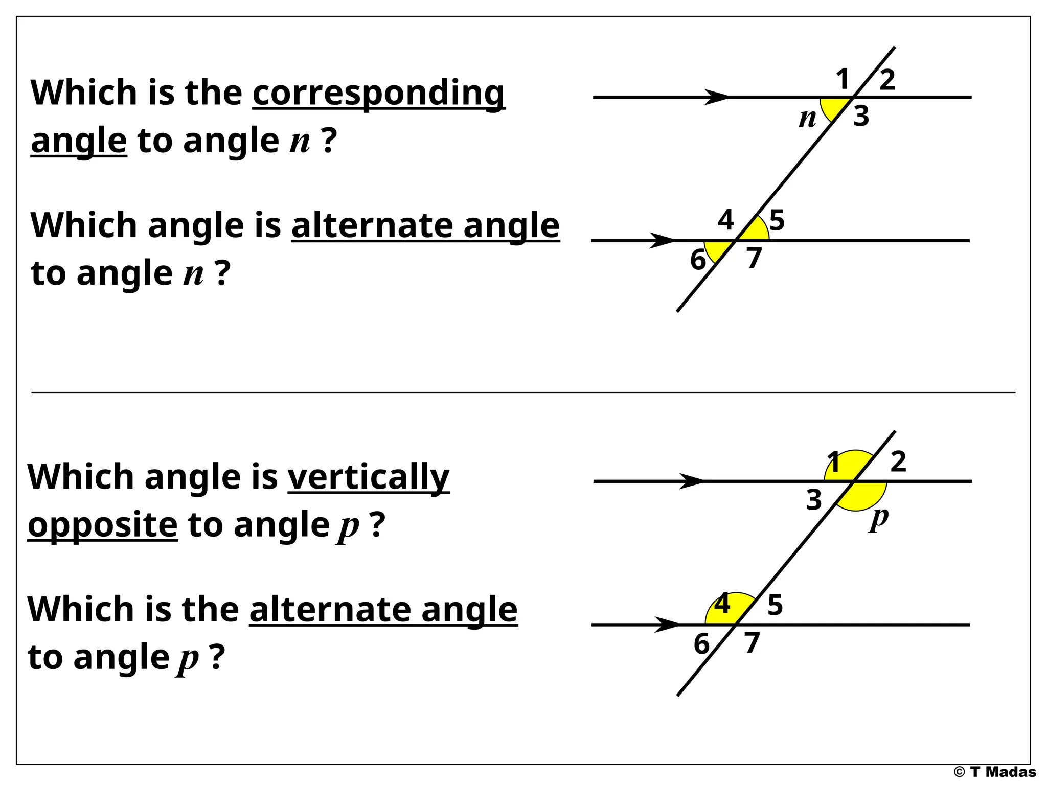 Maths geometry angles_and_parallel_lines.ppt