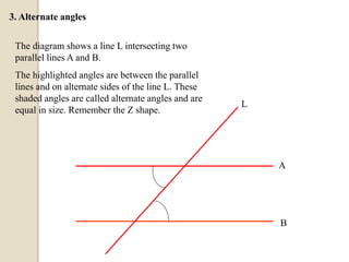 Angles and properties for class VII by G R Ahmed | PPT