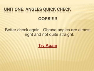 Angles and shapes | PPTX