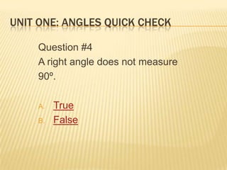 Angles and shapes | PPTX