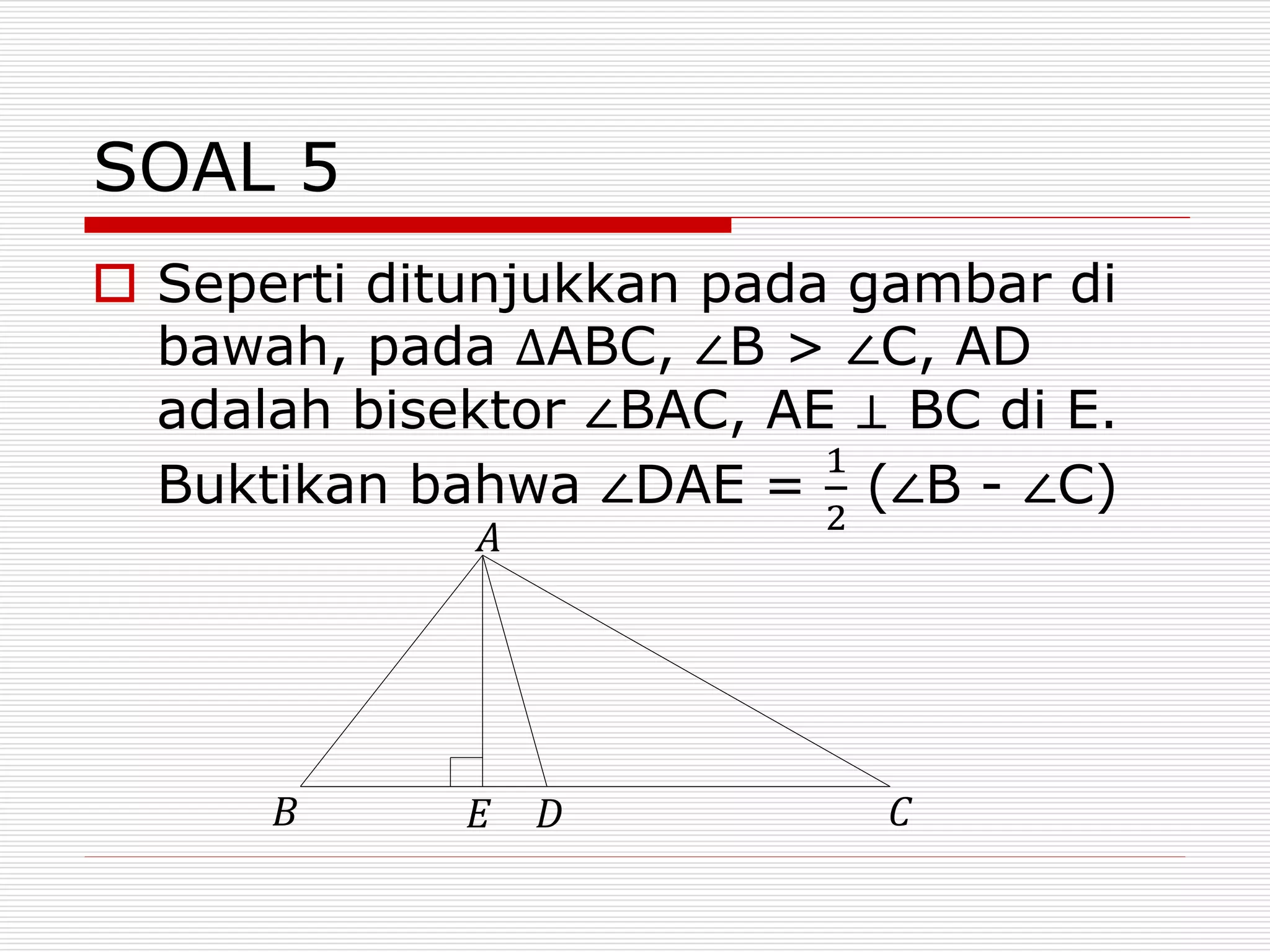 Sisi dan Sudut Segitiga | PPTX