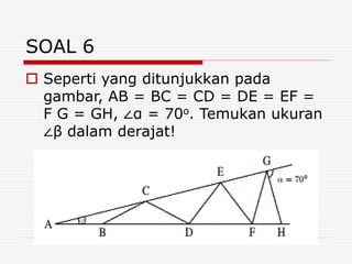 Sisi dan Sudut Segitiga | PPTX