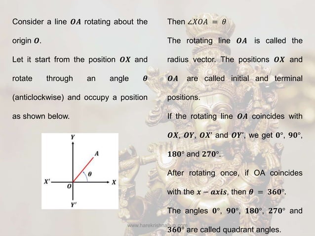 Angles and units of angular measurements | PPTX | Physics | Science