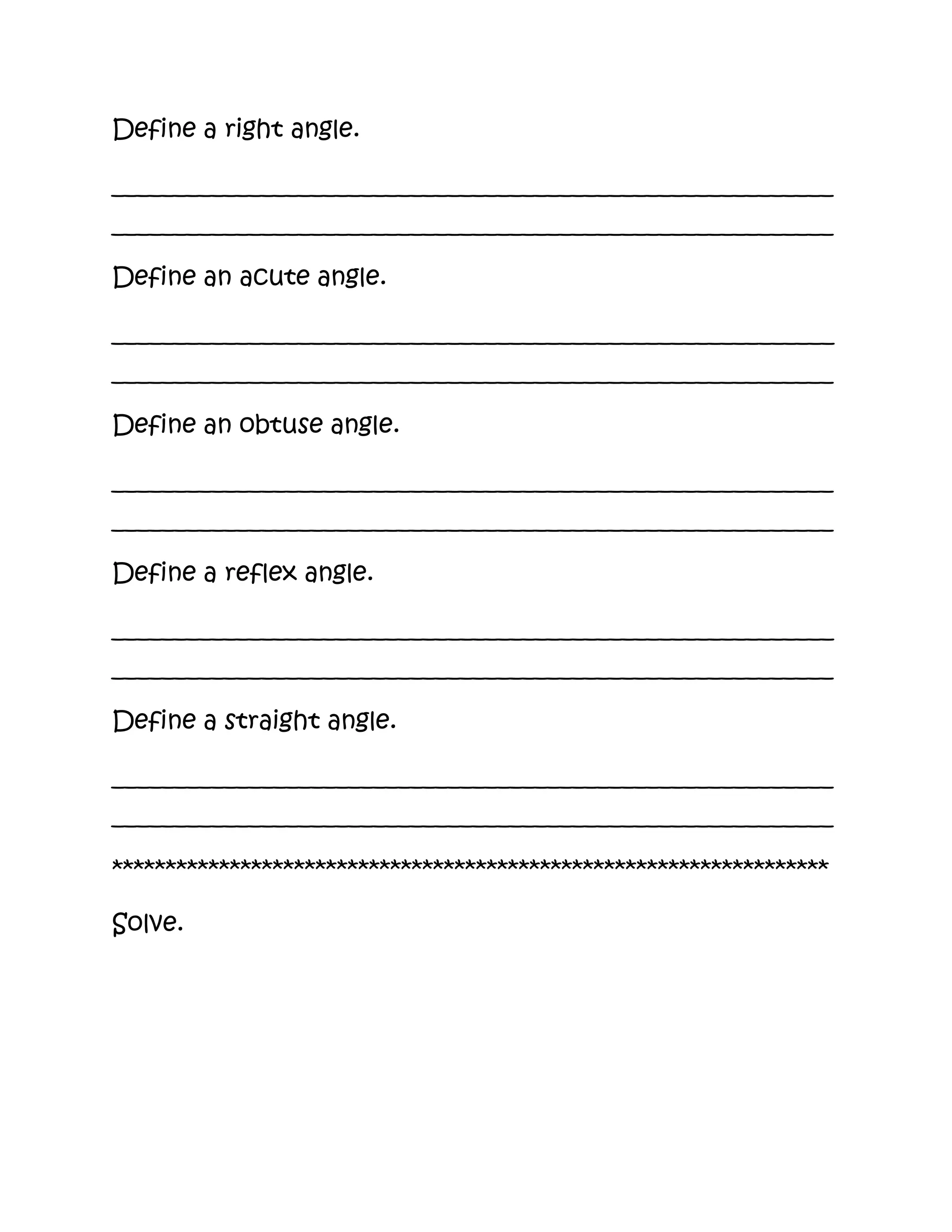 Angles assessment | DOCX