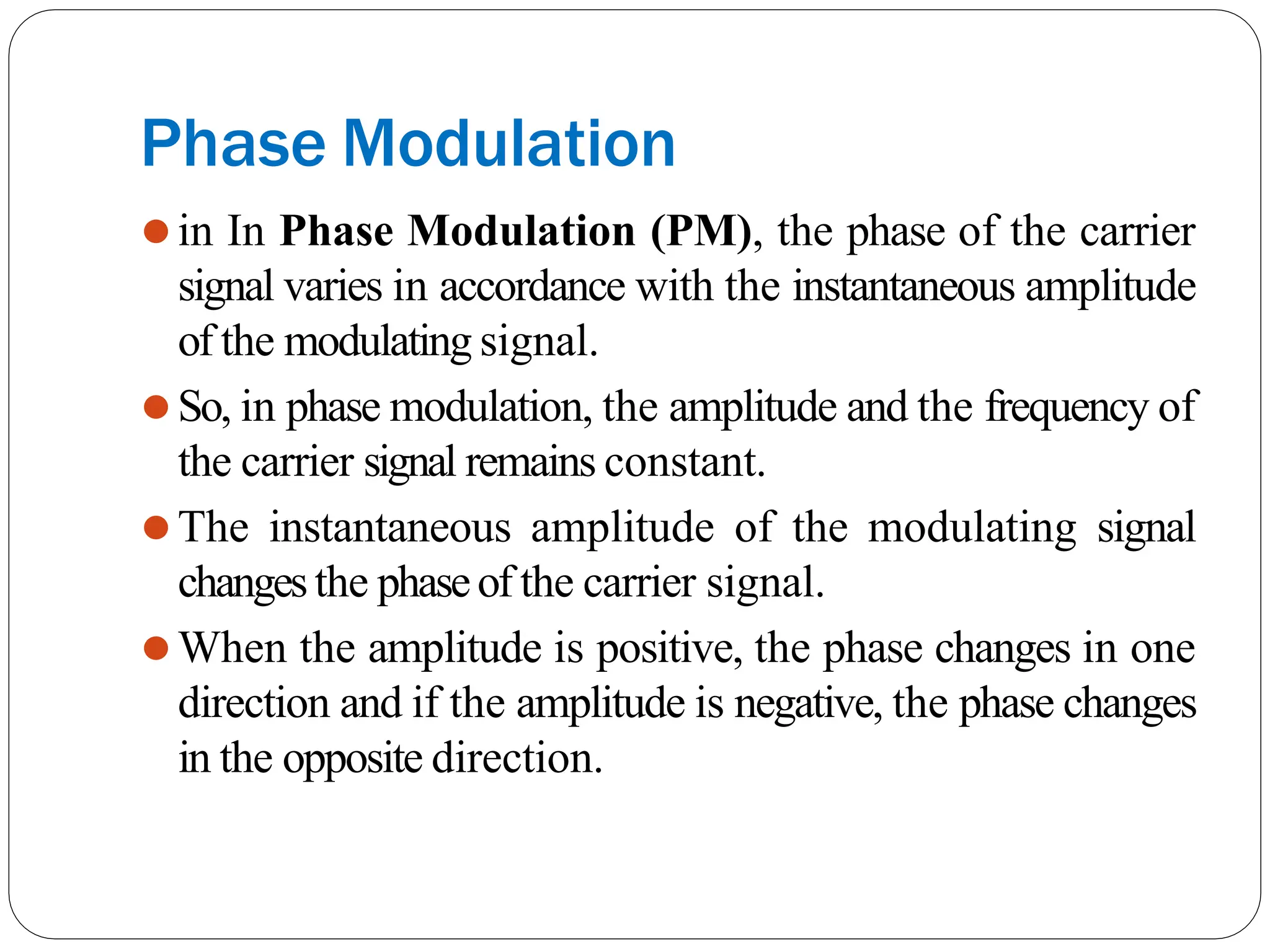 angle_sbh modulation signal waveforms introduction | PPT