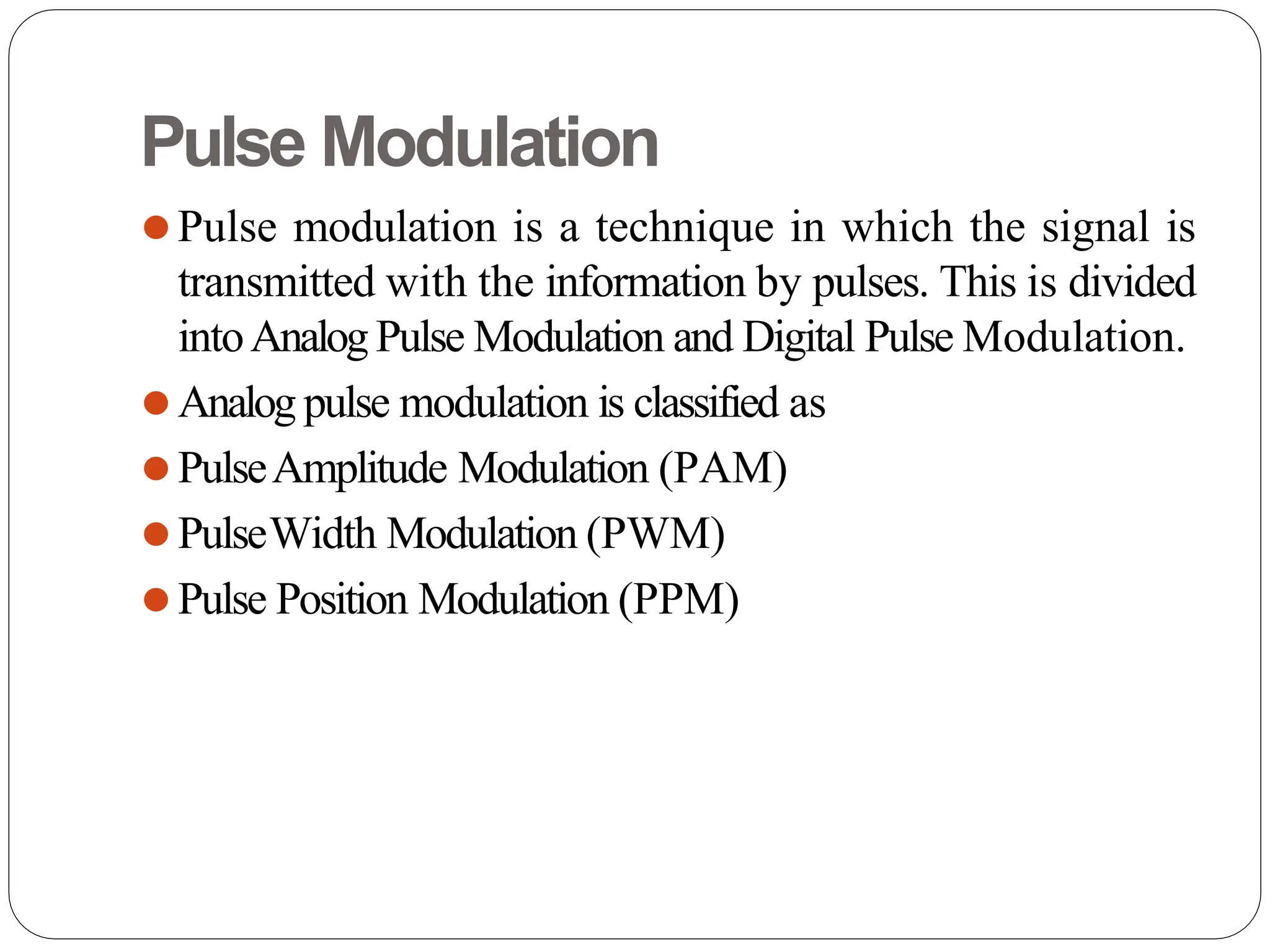 Anglesbh Modulation Signal Waveforms Introduction Ppt
