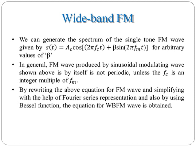 Anglesbh Modulation Signal Waveforms Introduction Ppt