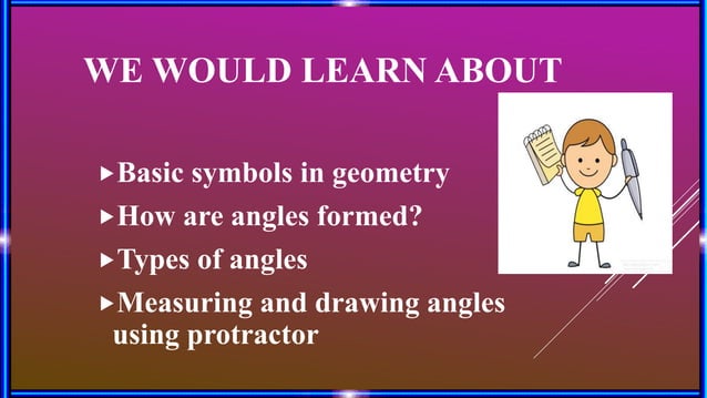 Angles class 5 | PPTX | Physics | Science