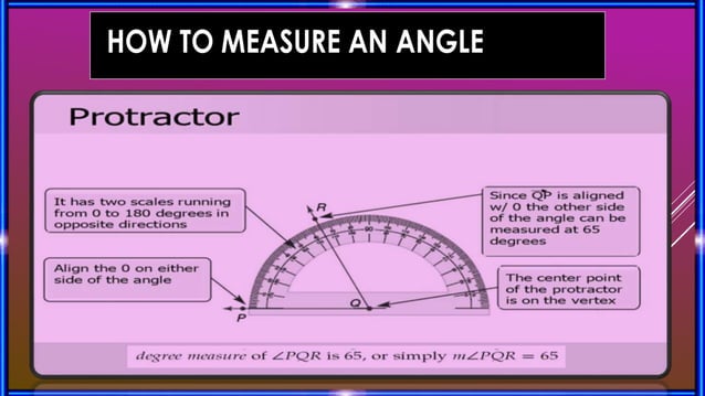 Angles class 5 | PPTX | Physics | Science