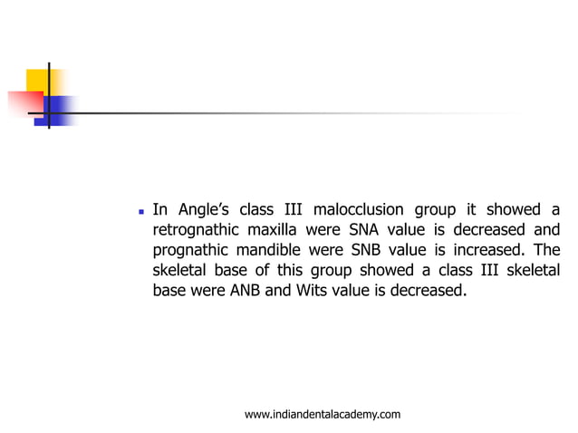 Angles classification and cephalometric /certified fixed orthodontic ...
