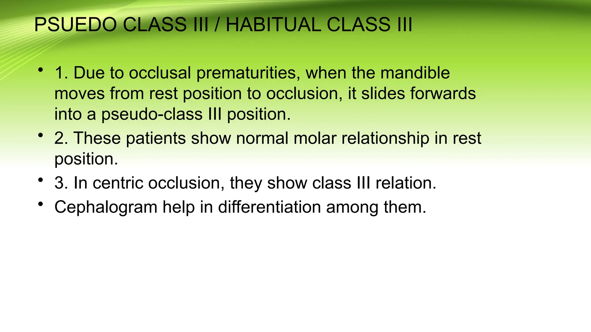 Angle’s classification of malocclusion. (2).pptx