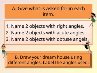 Kinds of angles Grade IV lesson in mathematics | PPTX