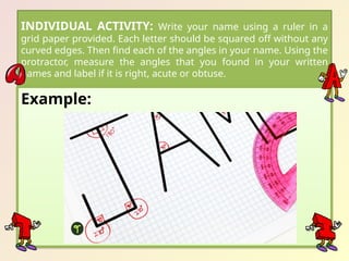 Kinds of angles Grade IV lesson in mathematics | PPTX