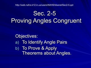 Angles, Definitions and Proofs.ppt geometry | PPT