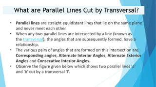 Angles Formed by Parallel Lines Cut by a Transversal.pptx