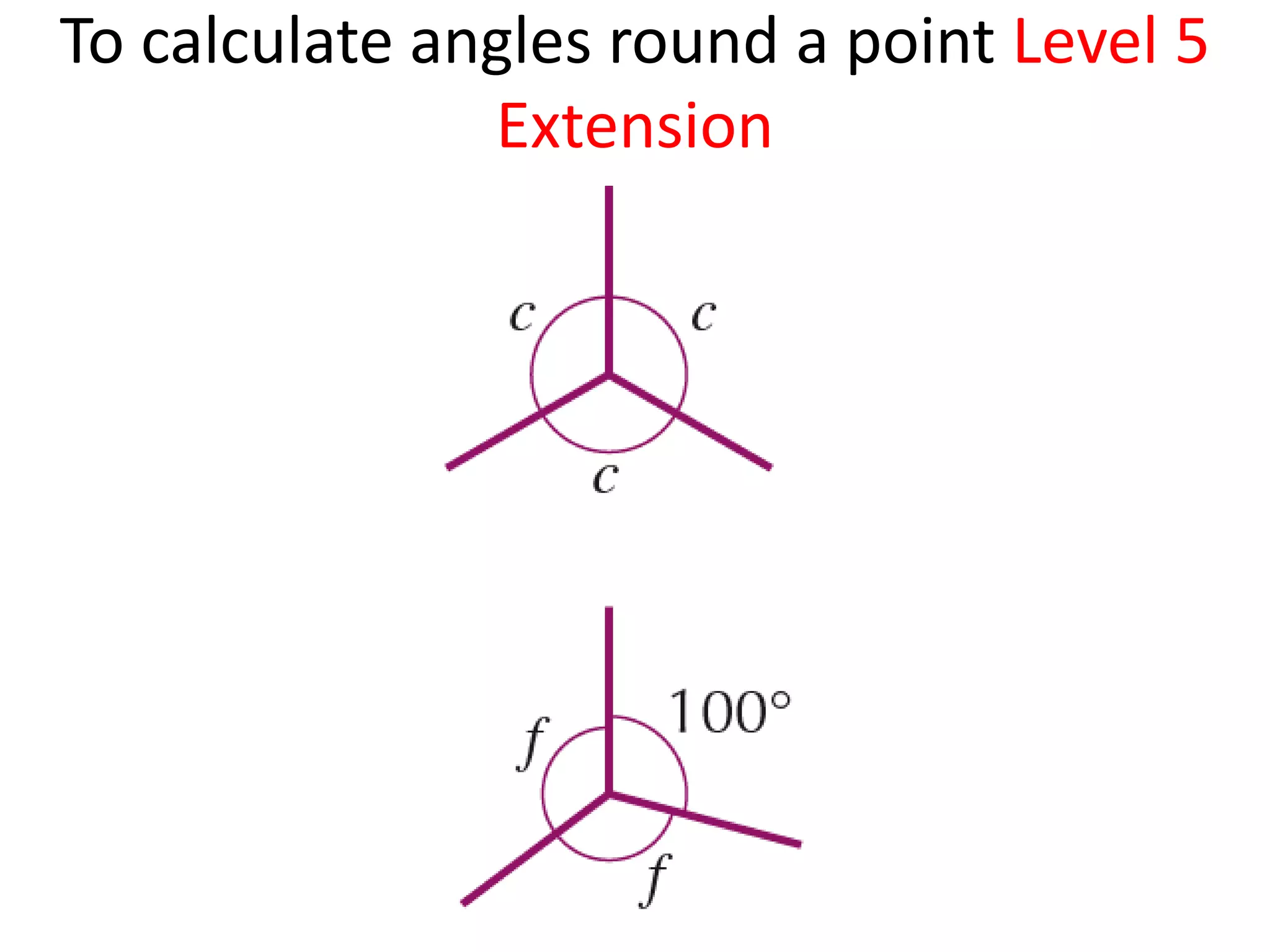 Angles in a right angle and straight line | PPTX