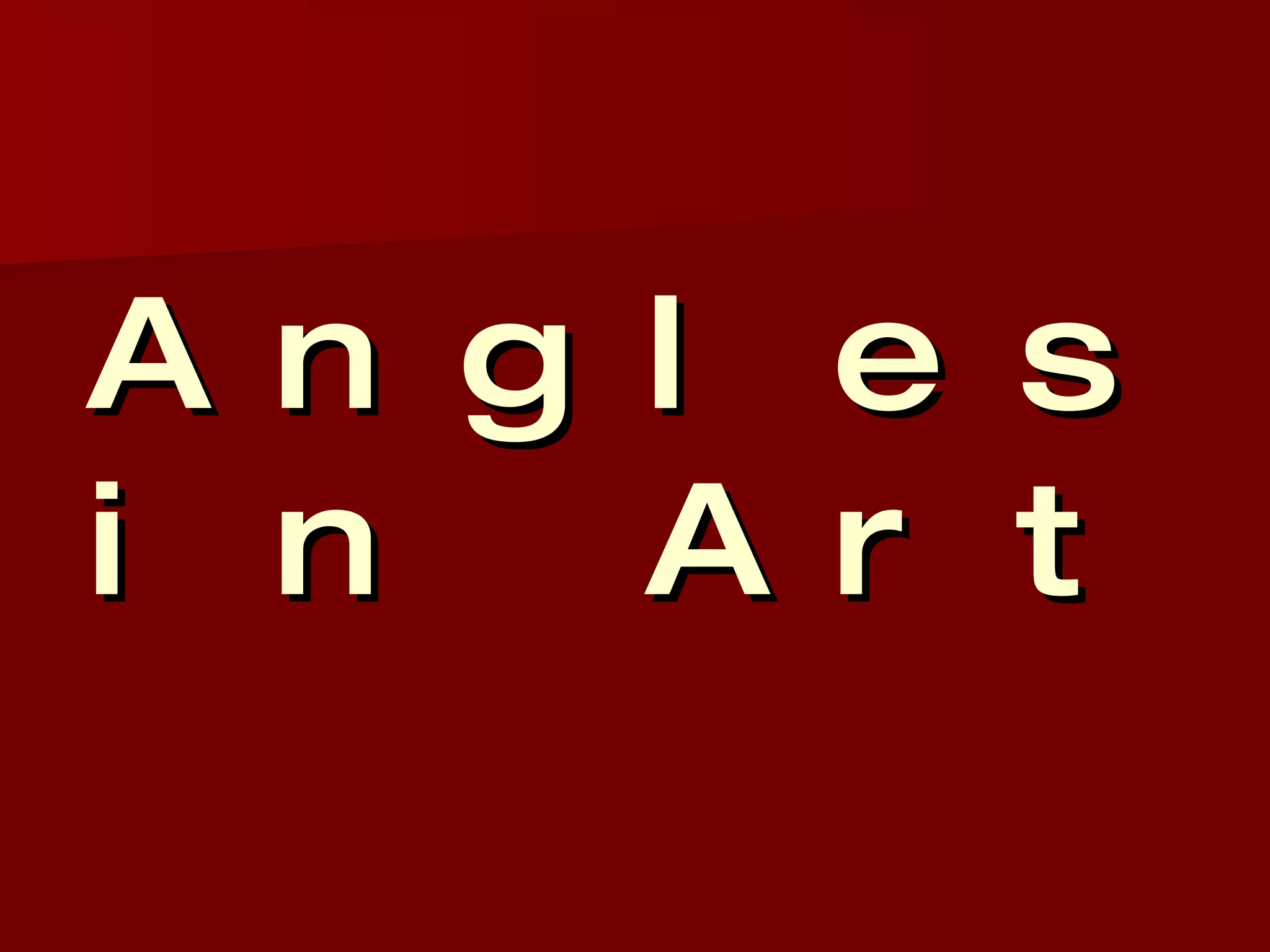 Angles in art | PPT